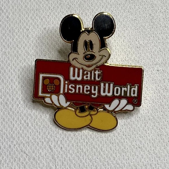 Other | Walt Disney World Mickey Mouse Sign Pin Tie Tack | Poshmark